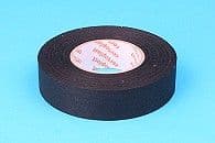 Polyester cloth tape 19mm x 25mtrs black 0 17mm thick CT514