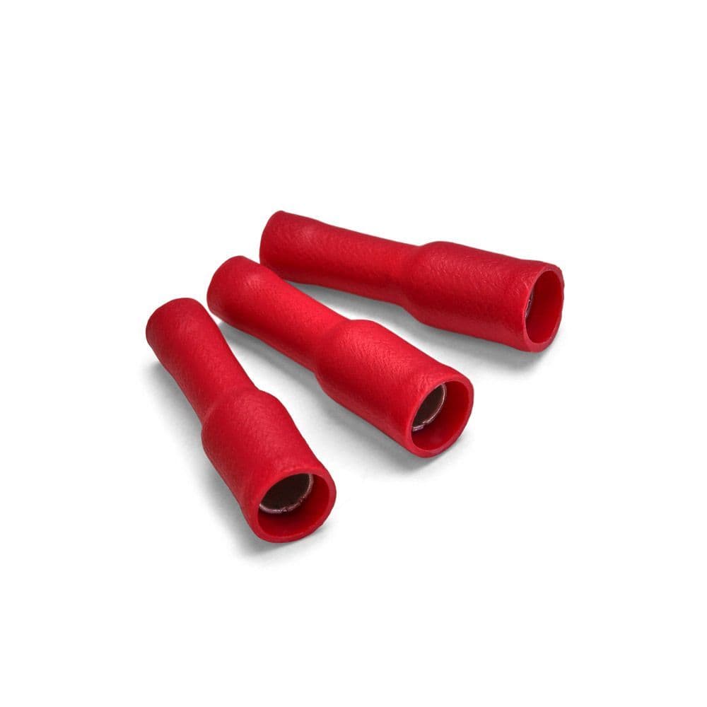 Red pre insulated bullet socket terminal 4 0mm T801