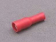 Red pre insulated bullet socket terminal 4 0mm T801/10