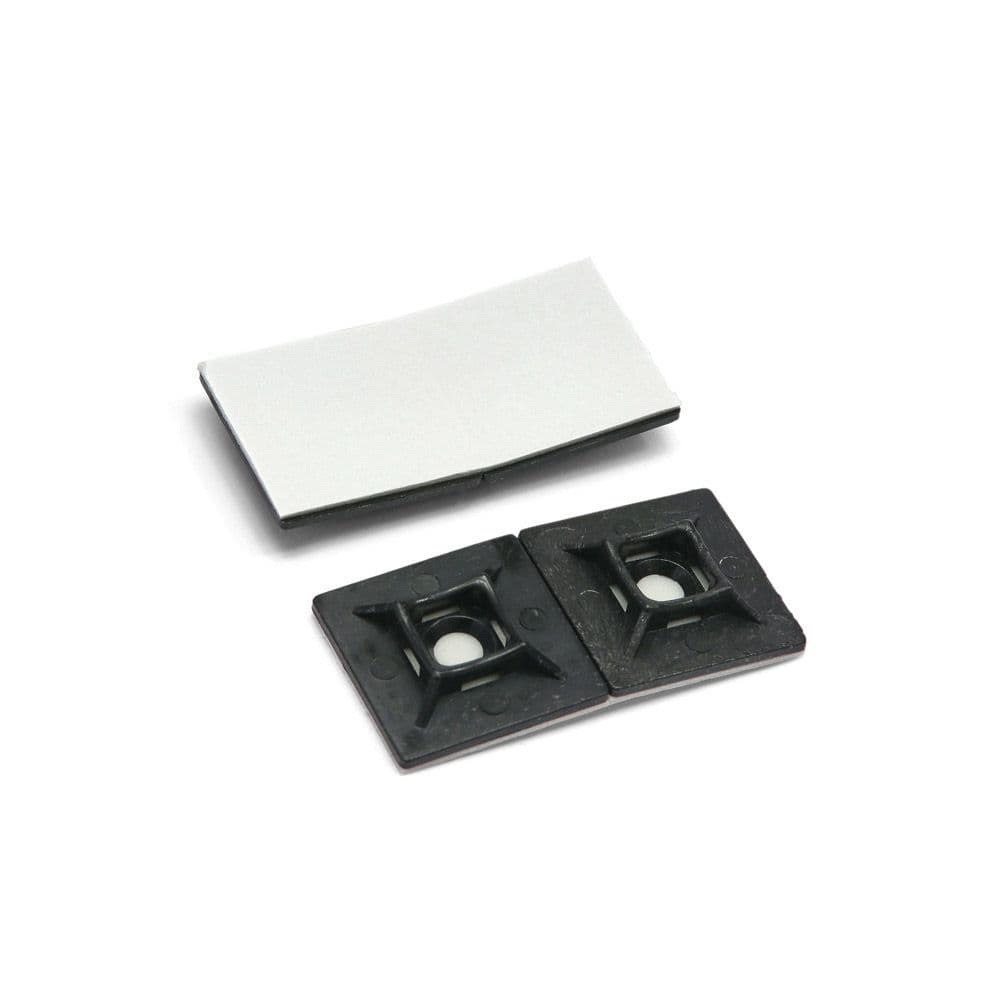 Self adhesive cable tie base 4 8mm ties with fixing hole SAB2/10