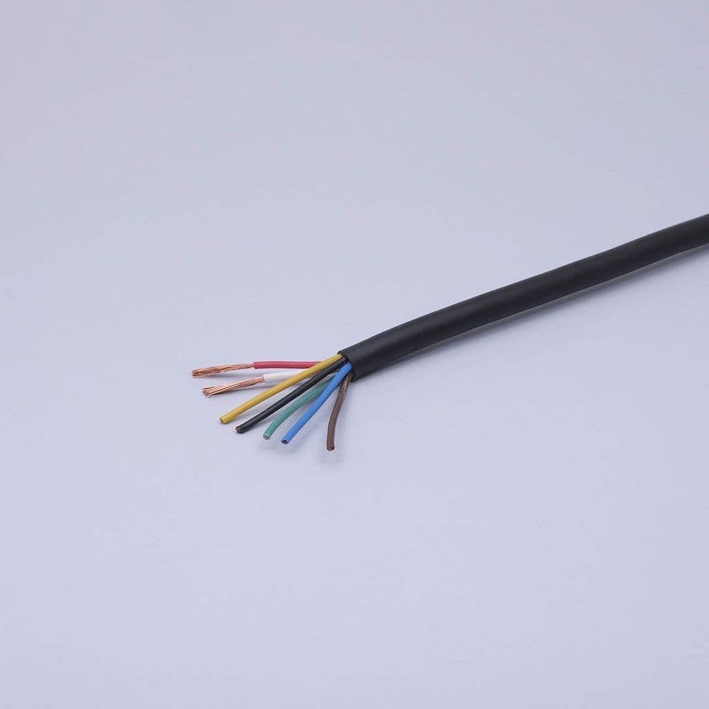 Thinwall trailer cable 6 x 1mm 1 x 2mm Round TW07/02