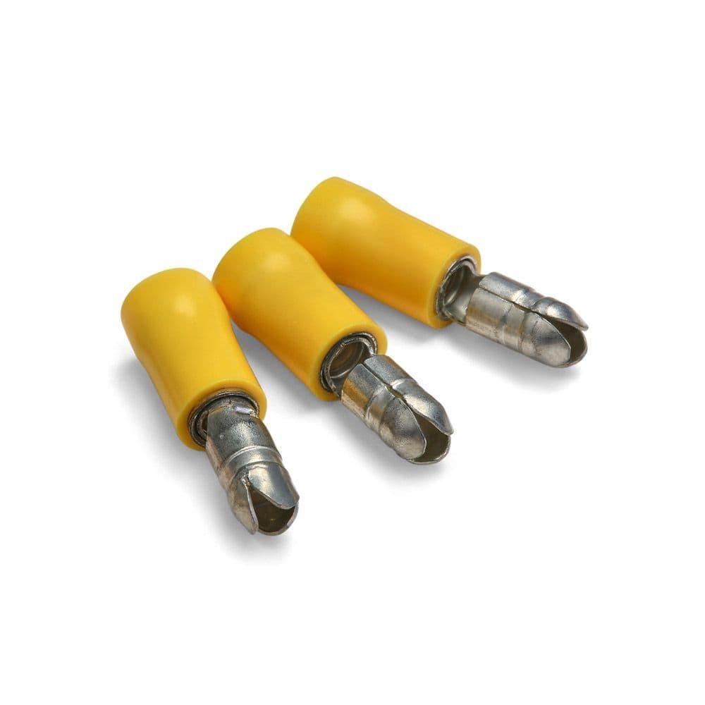 Yellow pre insulated bullet terminal 5 0mm T704