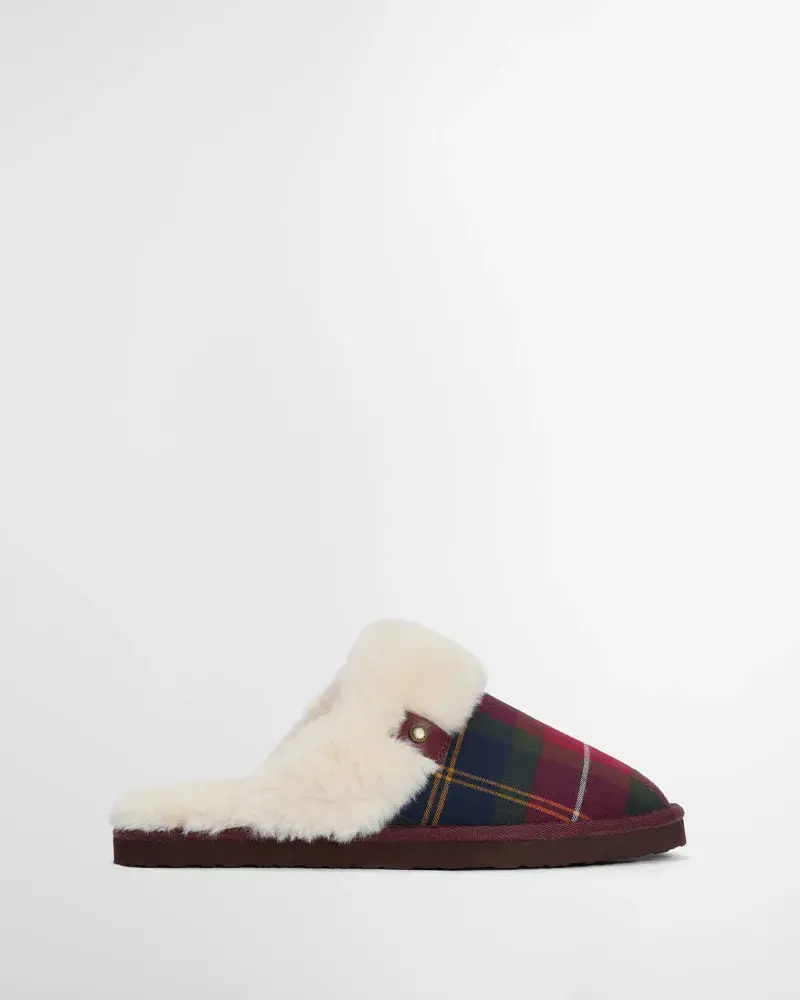 BARBOUR Claudia Mule Slipper Tartan