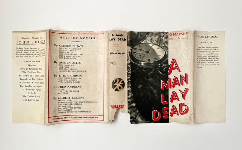 A Man Lay Dead by Ngaio Marsh First Edition Geoffrey Bles 1934