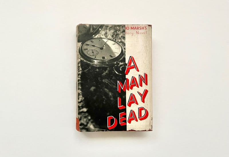 A Man Lay Dead by Ngaio Marsh First Edition Geoffrey Bles 1934