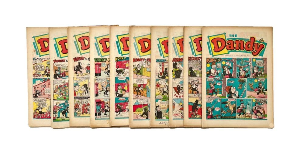 The Dandy Comic 1962 Complete Year No s 1050-1101 D C