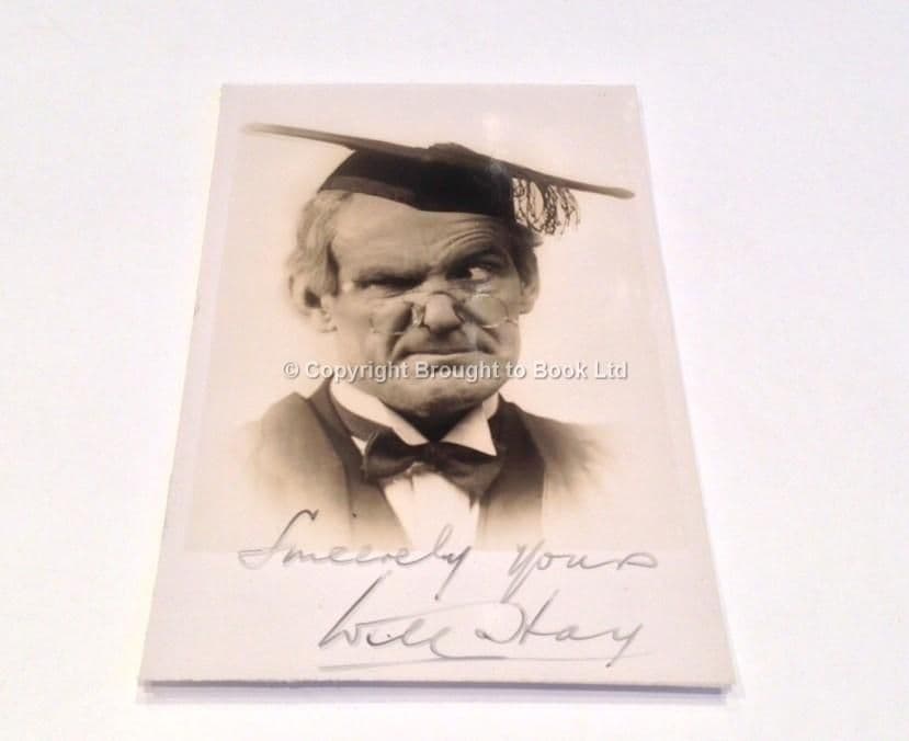 Will Hay Autograph Signed Photograph