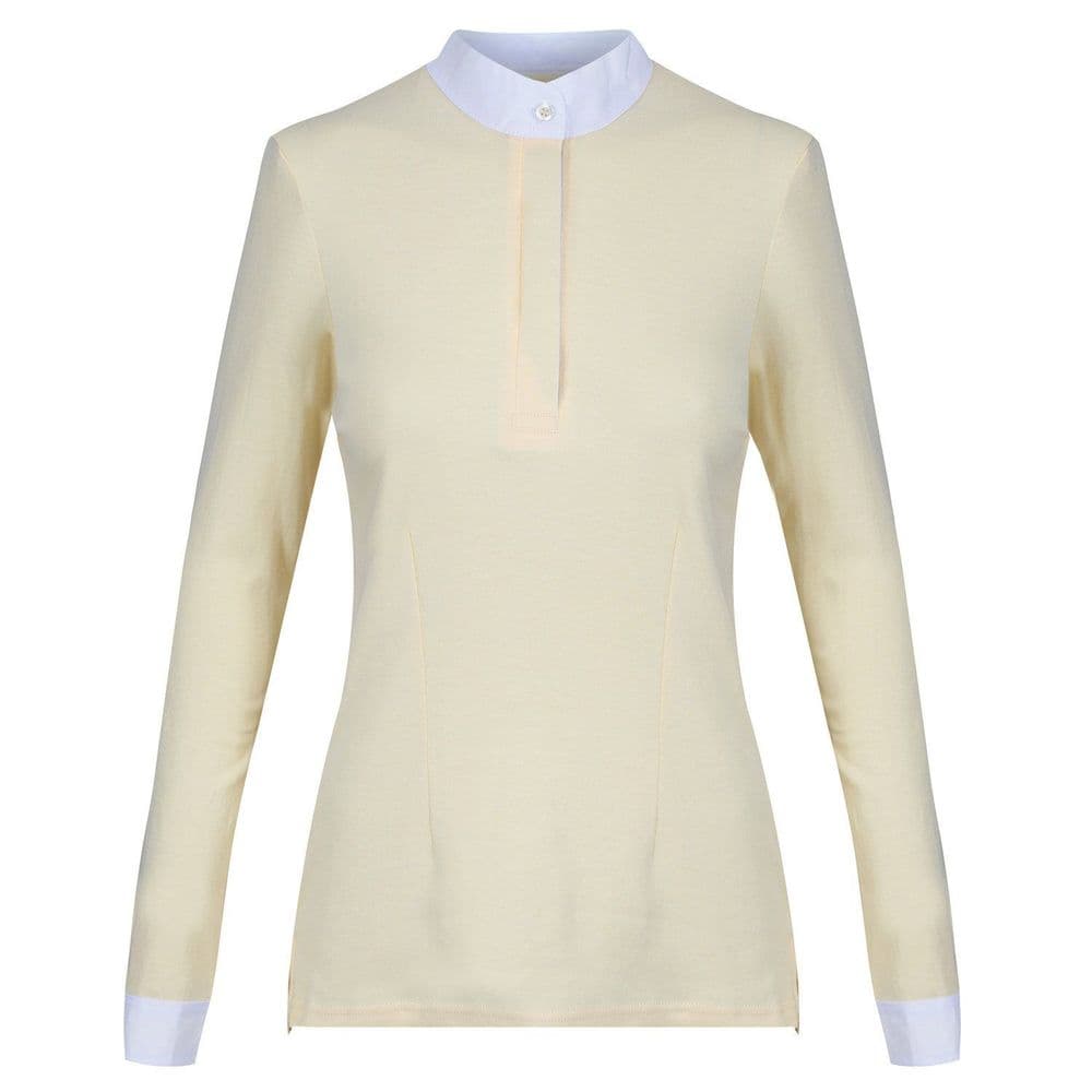 Equetech Ladies Hunt Shirt Buttermilk