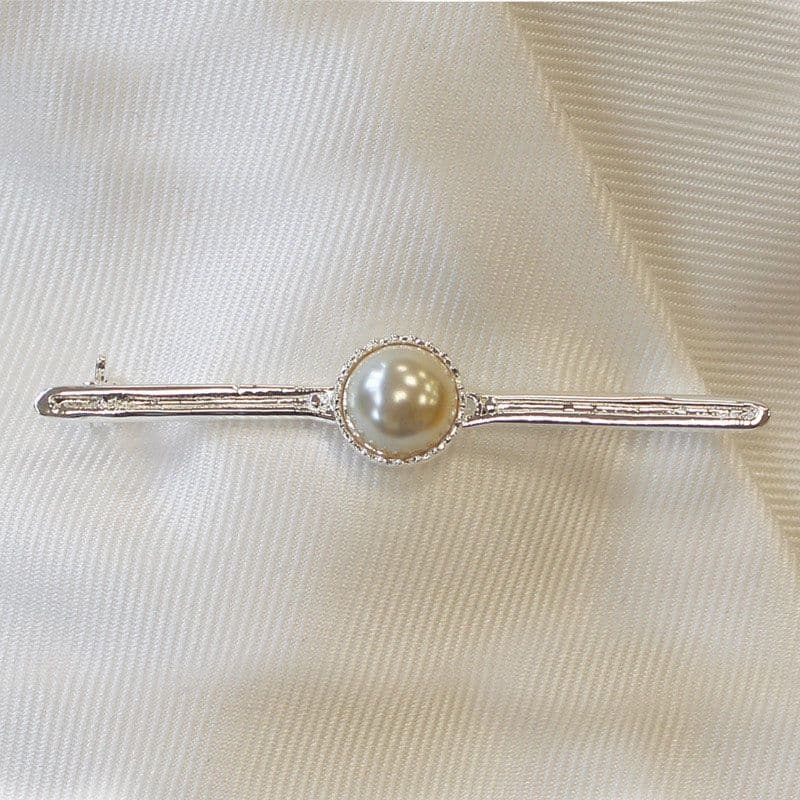 Equetech Pearl Stock Pin