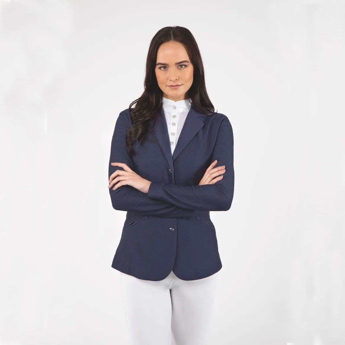 Shires Aubrion Goldhawk Show Jacket - Navy