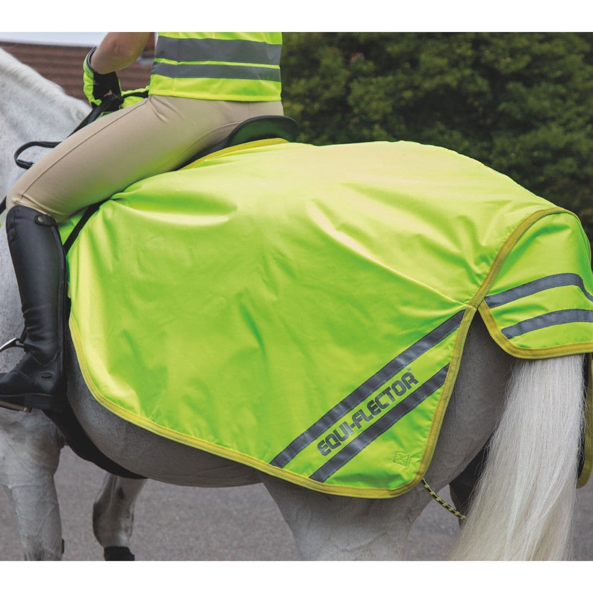Shires Equi-Flector Waterproof Exercise Sheet - Yellow