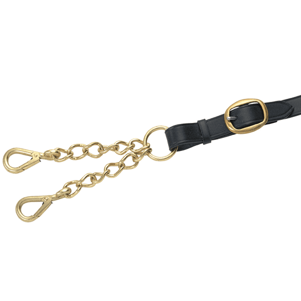 Shires Gara Leather Lead Rein Small Newmarket Chain