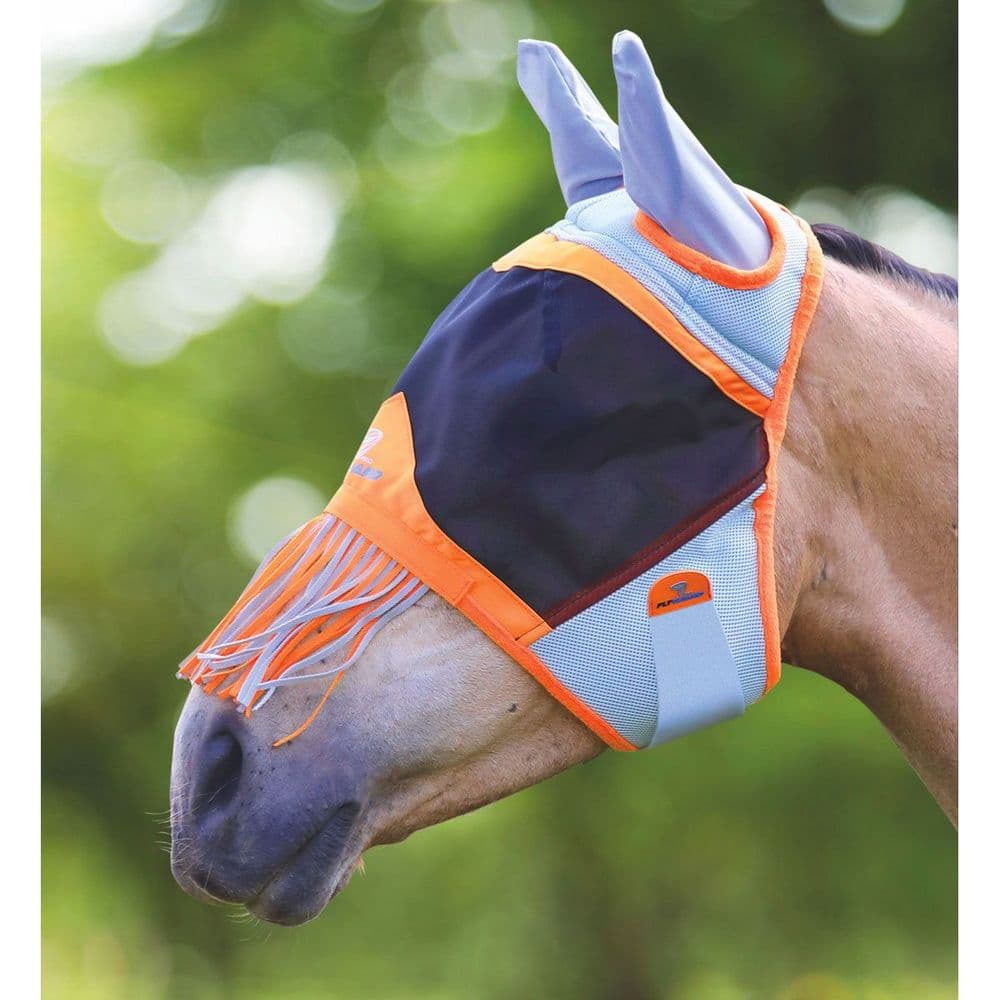 Shires Shires FlyGuard Pro Air Motion Fly Mask with Ears & Fringe