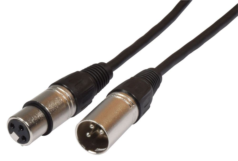QTX Essential Microphone Lead XLR Female - XLR Male 6M Lead