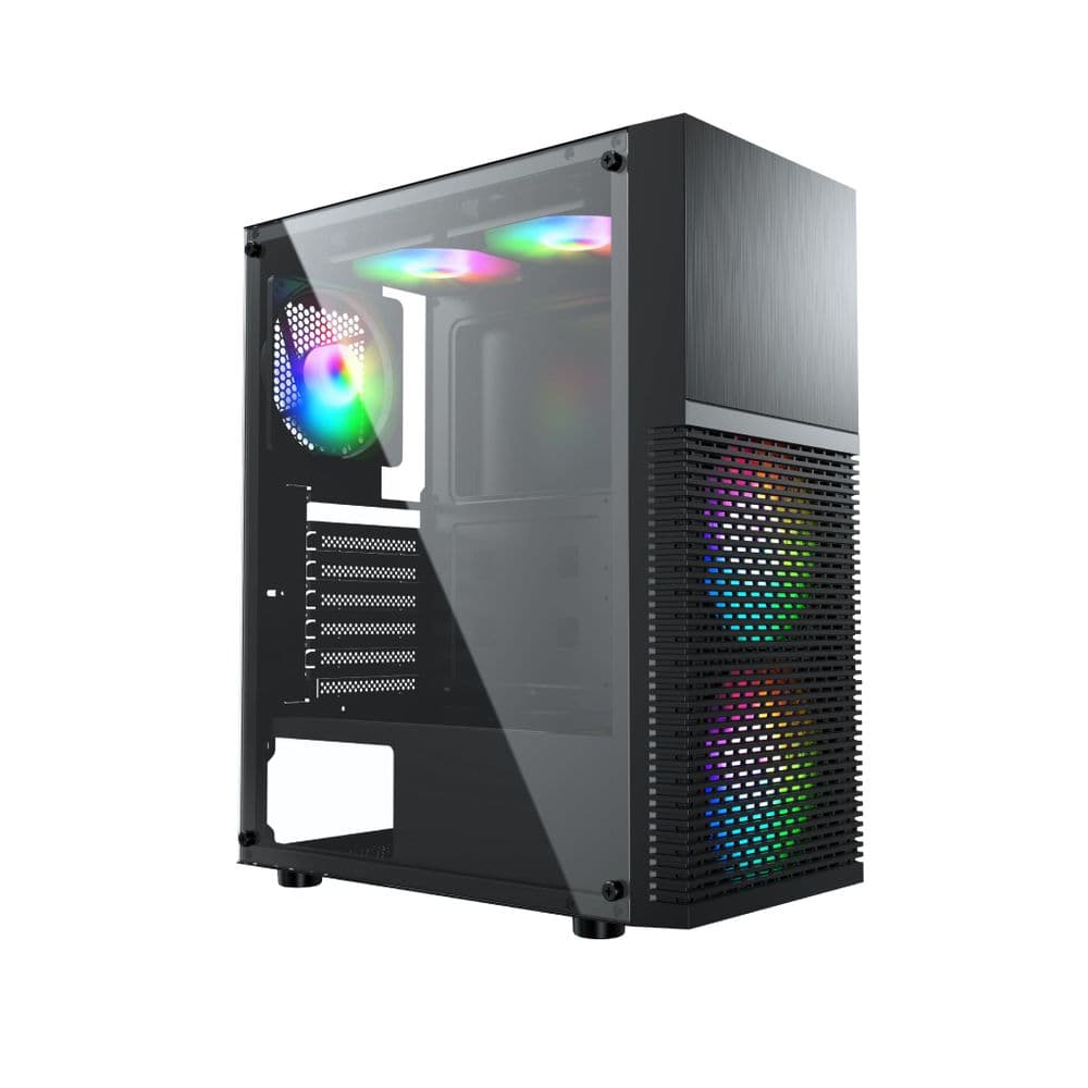 AvP X7 Mesh RGB Mid Tower Case with 3 RGB Fans