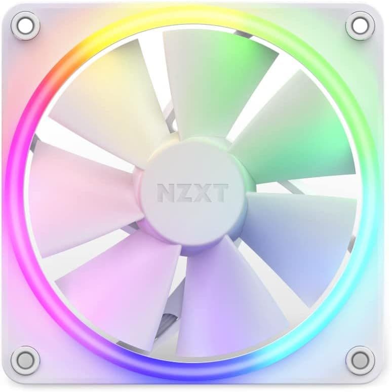 NZXT F120 RGB 120mm Fan White