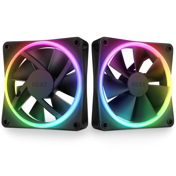 NZXT F120 RGB DUO 120mm Fan Black