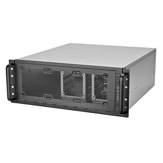 Silverstone RM45-360 4U Rackmount Chassis with Flexible Front Panel Design