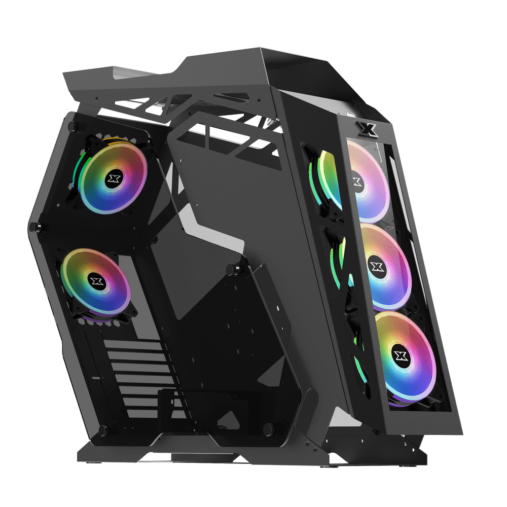 Xigmatek Zeus 5 x RGB Fans Open Frame Case