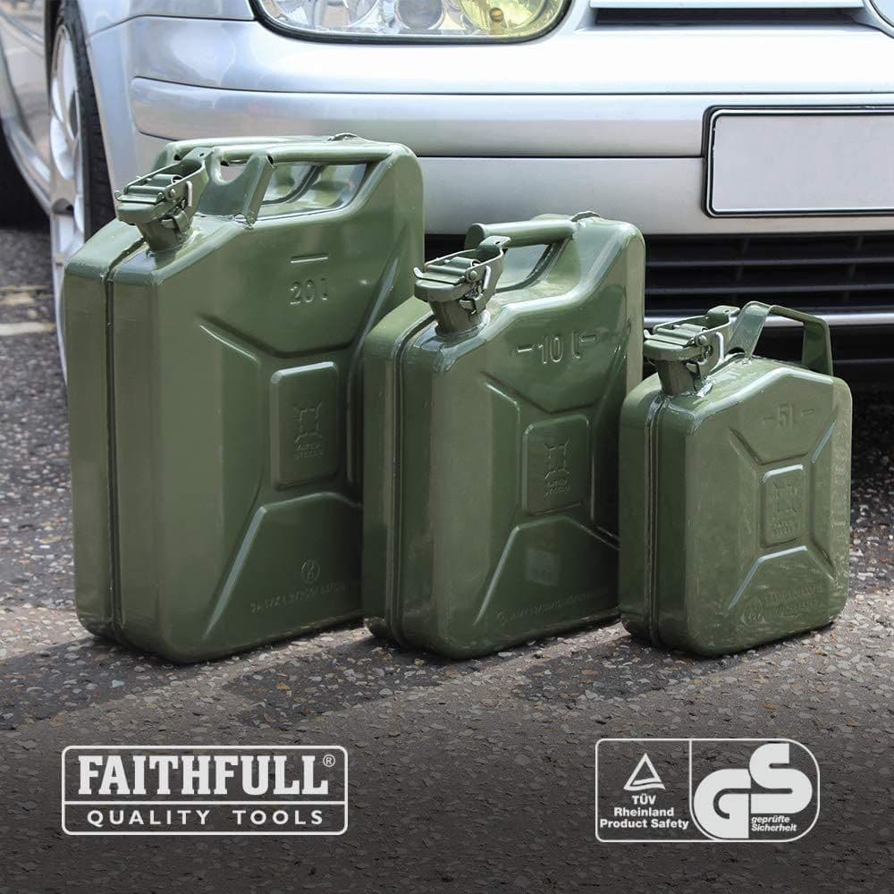 Green Jerry Can - Metal 5 litre