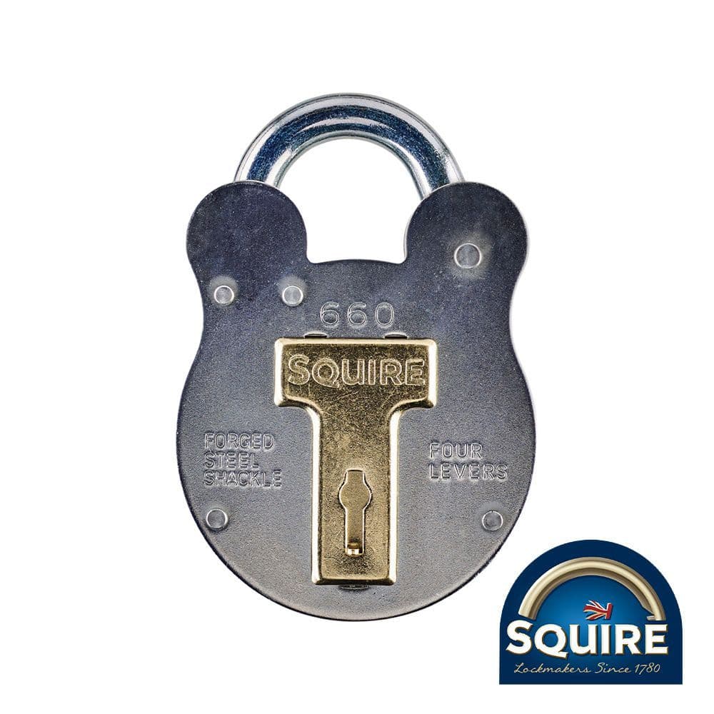 Old English 4 Lever Padlock 60mm