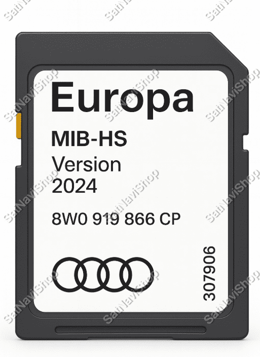 Audi MIB-HS SAT NAV MAP SD CARD EUROPE 2025