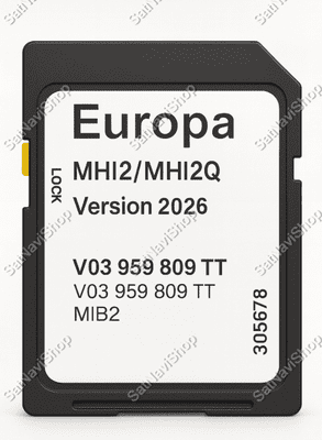 Audi Sat Nav Map Update Discs SD Cards | Map DVD 2026