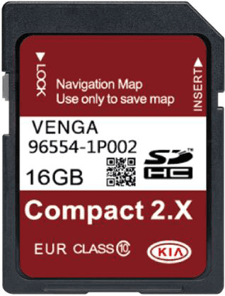 KIA GEN 2 0 SAT NAV MAP 2025 UPDATE NAVIGATION SD CARD