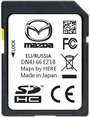 Mazda Sat Nav Map Update Europe 2026 | SD Cards & DVDs