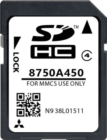 Mitsubishi Navigation Map Update SD Cards & DVD 2026