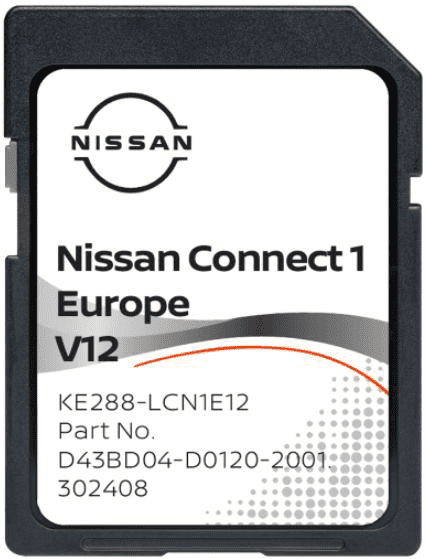 Nissan Connect 1 Sat Nav Update 2026 UK & Europe SD Card