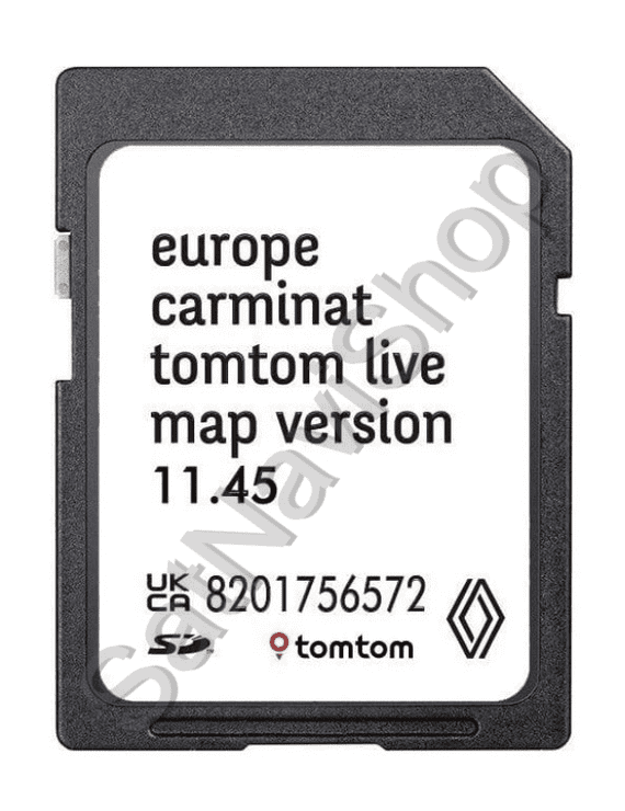 Renault Carminat Live 2026 Navigation SD Card Sat Nav Map