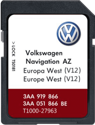 Volkswagen Sat Nav Update SD Cards 2025