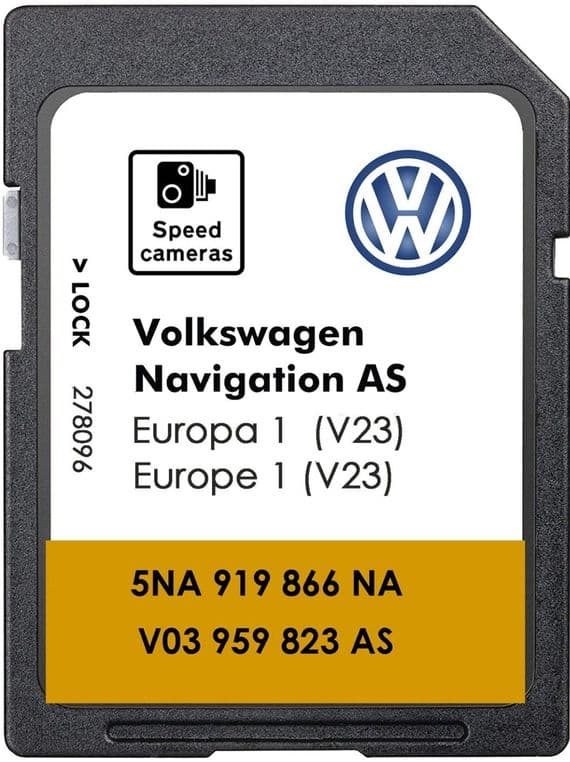 VW Discover Media MIB2 Map Update 2026 UK & Europe SD Card