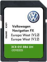 Volkswagen Sat Nav Update SD Cards 2025
