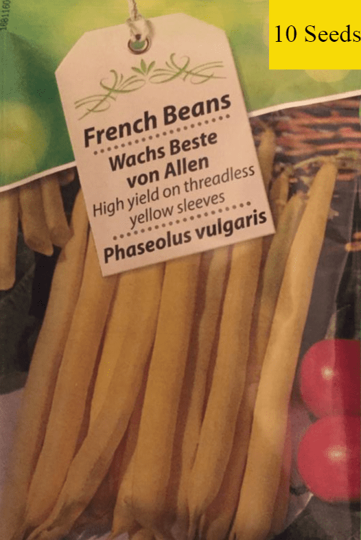 Asian Vegetable Yellow French Bean Seeds Forash Uri seam 10 seeds