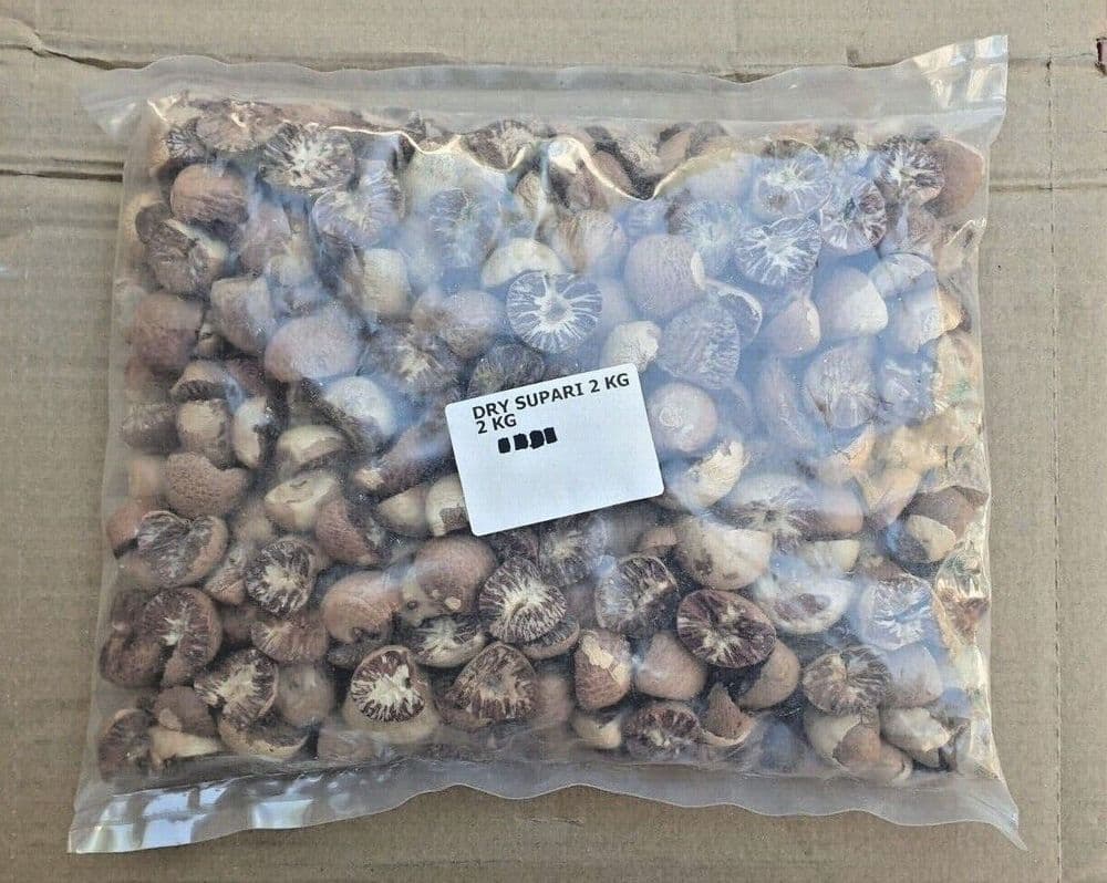 Bangladeshi Areca Nut Betel Nut Halves Supari 2kg Pack