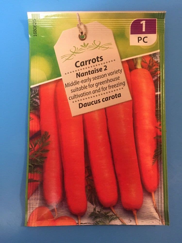 CARROTS Middle-Early Season Variety Nantaise 2 Daucus Carota 3 5g