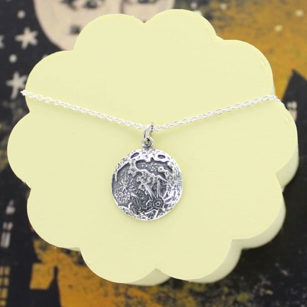 Full Moon Charm Necklace