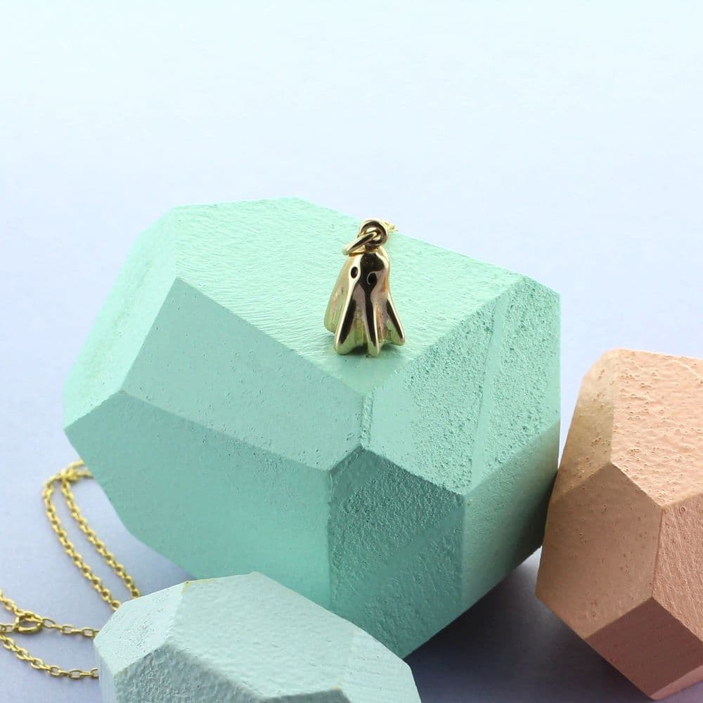 Ghost Charm Necklace 3D