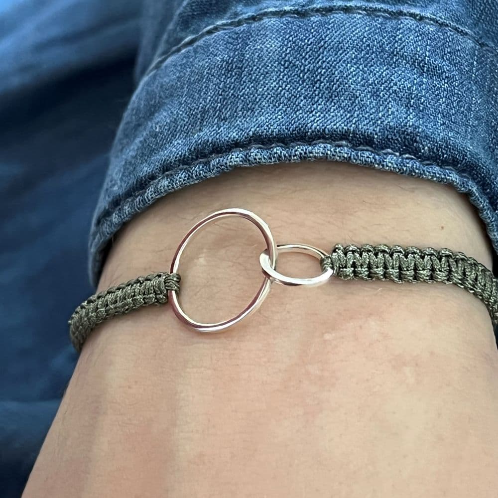 Infinity Link Macrame Bracelet