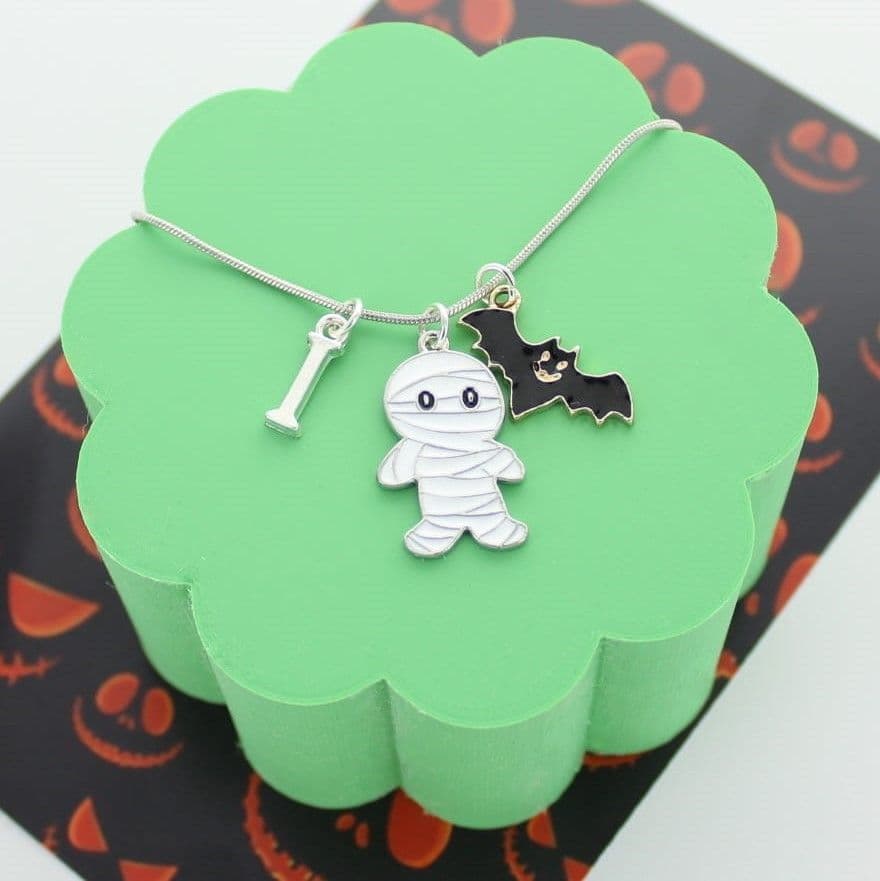 Personalised Mummy Bat Necklace