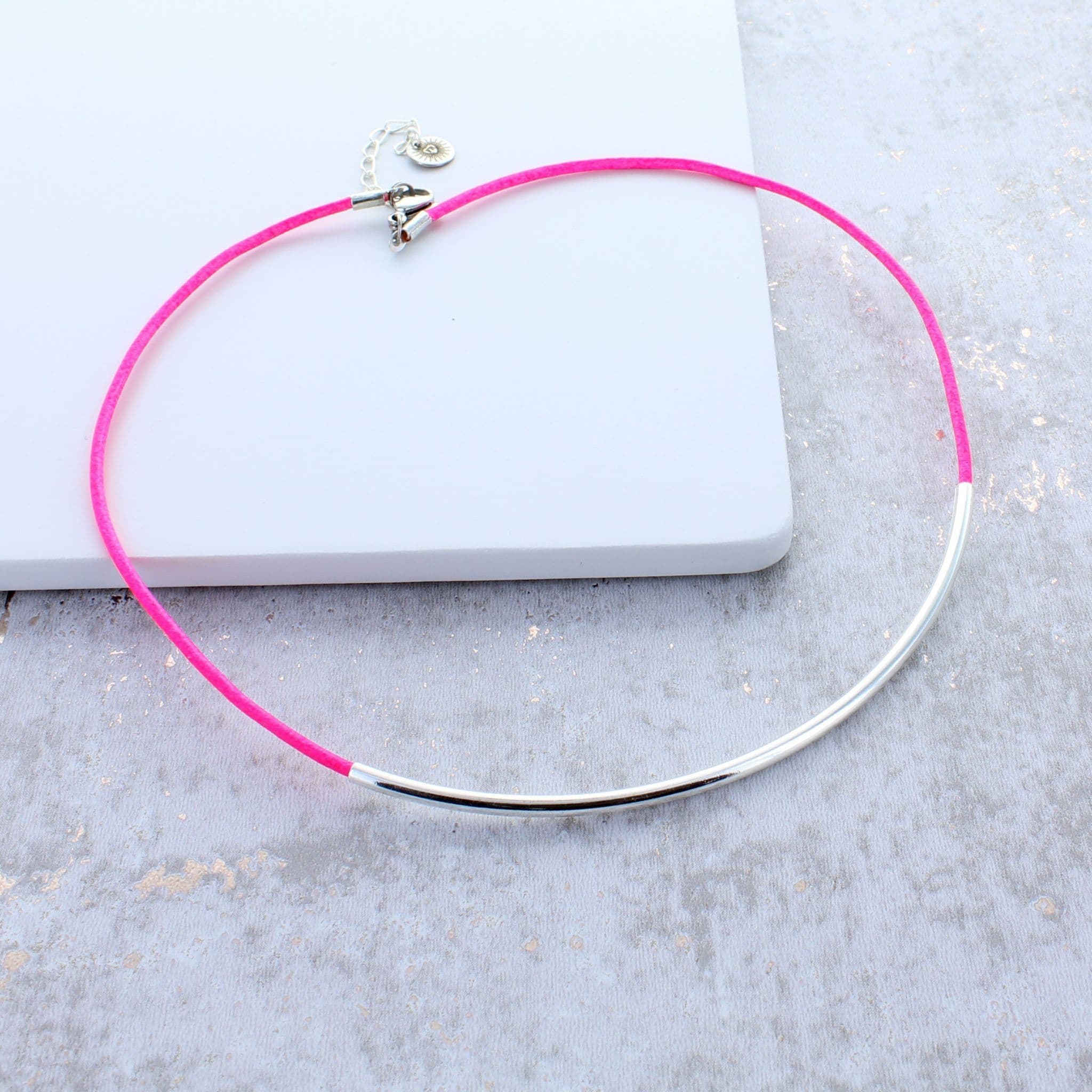 Single Noodle Leather Necklace