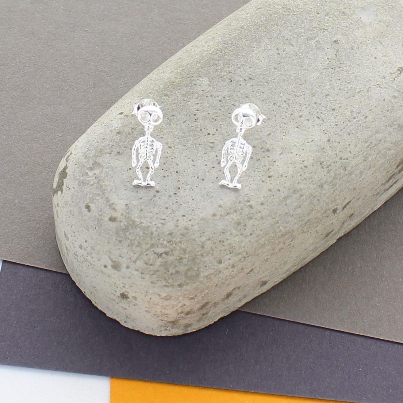 Skeleton Stud Earrings