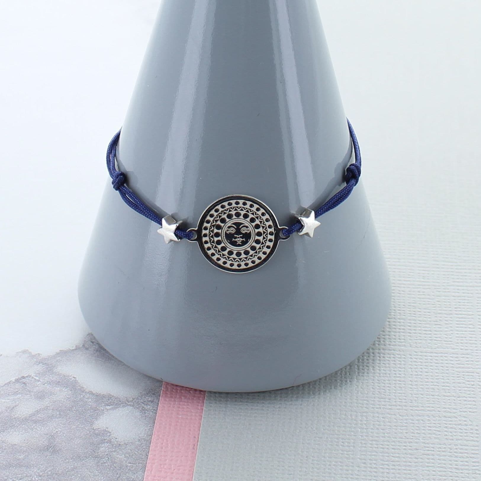 Sun Sterling Silver Friendship Bracelet