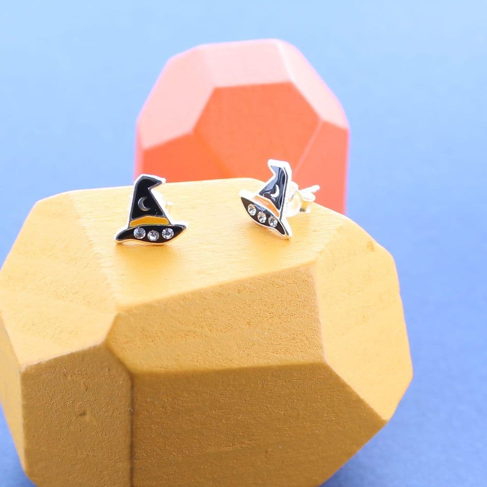 Witches Hat Stud Earrings