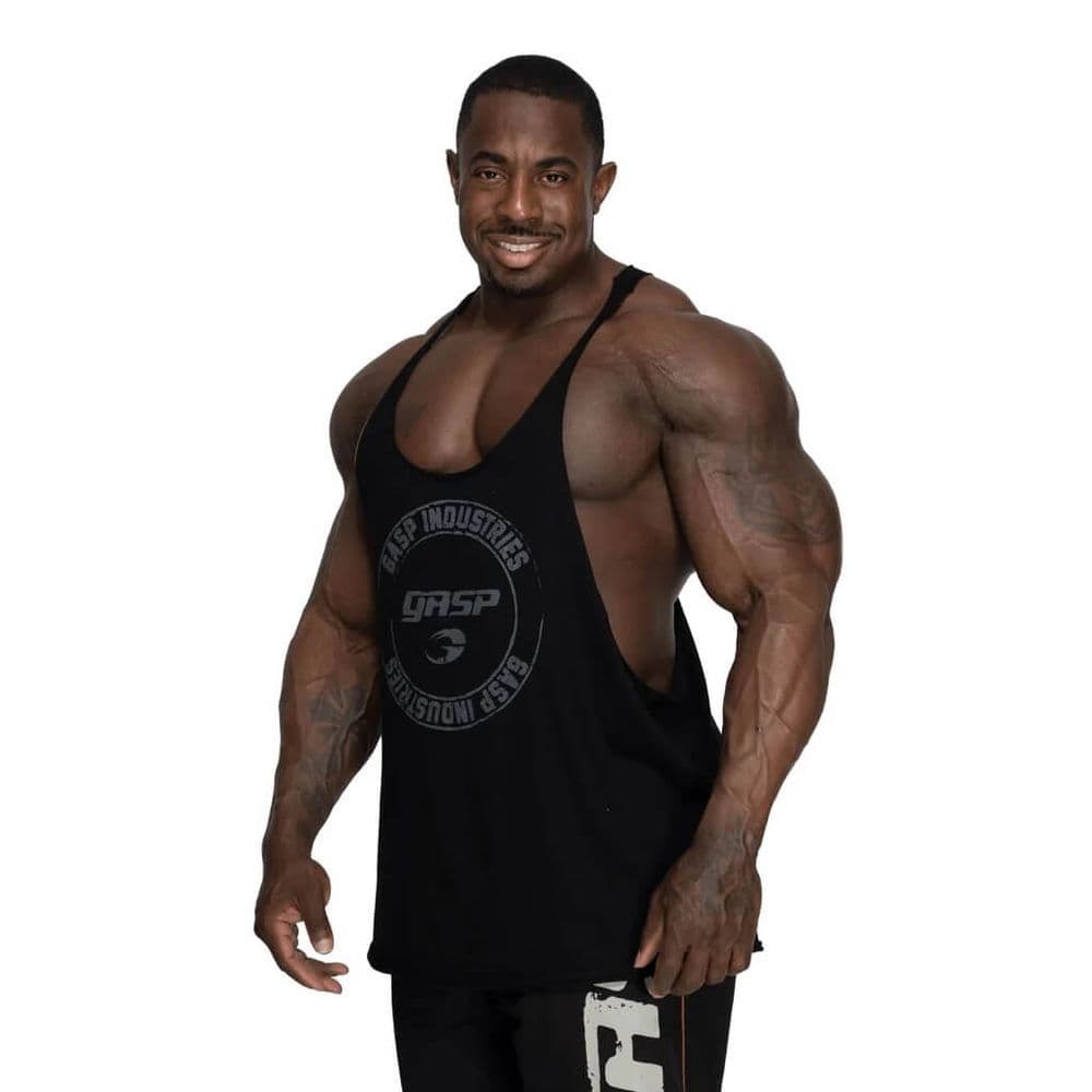 GASP Stringer Vest Black