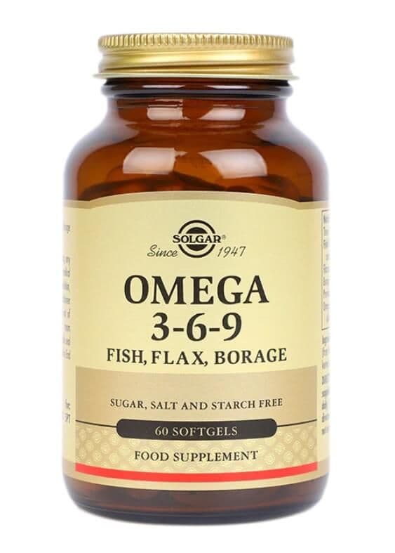 Solgar Omega 3-6-9 Fish Flax Borage 60 Softgels