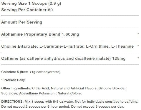 PEScience Alphamine Thermogenic 244g