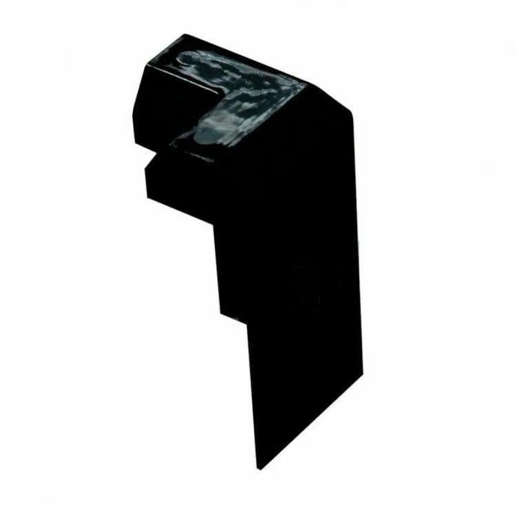 Sureedge Check Kerb External Corner Stop End Black
